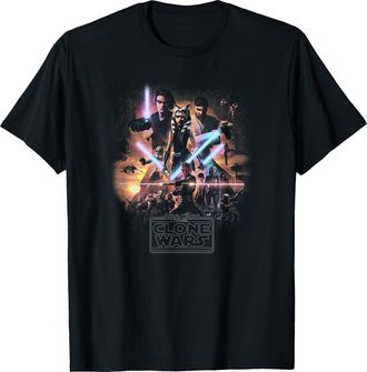 Star Wars The Clone Wars Poster T-Shirt