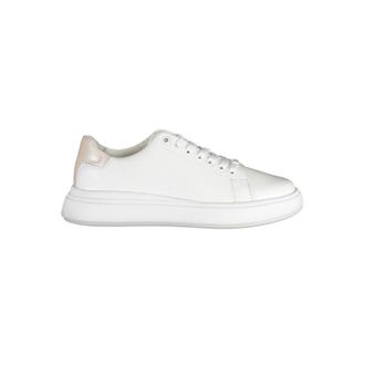 Calvin Klein Bianco Leder Damen Sneaker