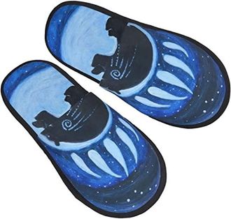 Generic Chaussons Femme Homme Ours Clan Am&eacute;rindien Maison Pantoufles Chaude Chaussures DInt&eacute;rieur Confortable Chaud Chaussons Pour Int&eacute;rieur H&ocirc;tel Ext&eacute;rieur M