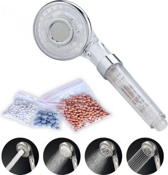 Herzberg Persönlicher Duschkopf, Weiß, Mittel, Aluminium, Moyen