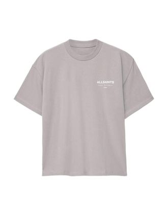 AllSaints Underground t-shirt &agrave; manches courtes col rond gris galet