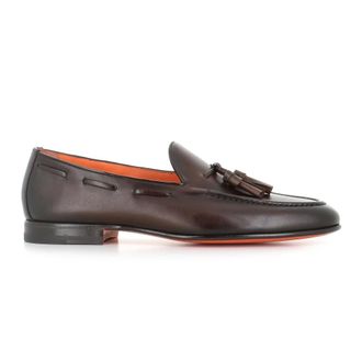 Santoni Homme, Chaussures, Brun, Taille: 42 EU Tassel Loafer