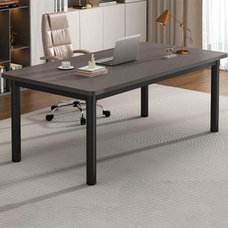 Generic Computertisch Home Office Schreibtisch Bürotisch Gaming Tisch moderner Schreibtisch im schlichten Stil für das Homeoffice einfach zu montieren(G,39.5 