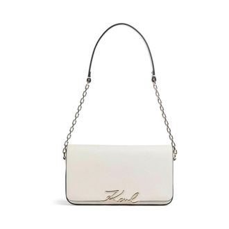 Karl Lagerfeld K/Signature Schultertasche - - Bags - Damen - Wei&szlig; - ONE SIZE