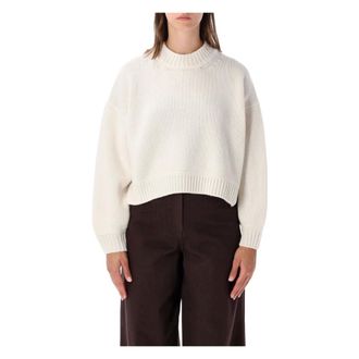 Sessun Spero Col Rond - Femme - Pulls - Blanc - Taille: 40 FR