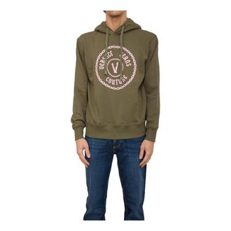 Versace Jeans Couture Stylischer Sweatshirt f&uuml;r M&auml;nner - - Sweatshirts & Hoodies - Herren - Gr&uuml;n - L