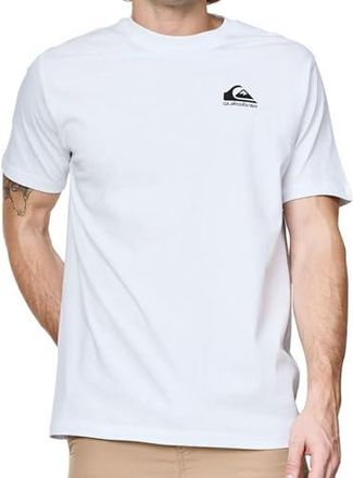 Quiksilver T-Shirt Manche Courtes Basic SS Tee Young Men Homme Blanc XS