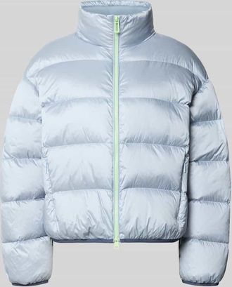 Marc Cain Regular Fit Jacke in Stepp-Optik mit Stehkragen