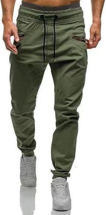 Generic Pantalon de jogging pour homme - Long et fin - Pantalon dext&eacute;rieur pour homme - L&eacute;ger et respirant - Couleur unie - Coupe ajust&eacute;e - Pantalon d&eacute;t&eacute; tend