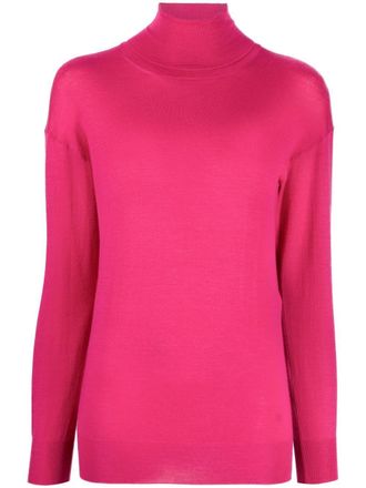Tom Ford Stricktop mit Stehkragen - Rosa