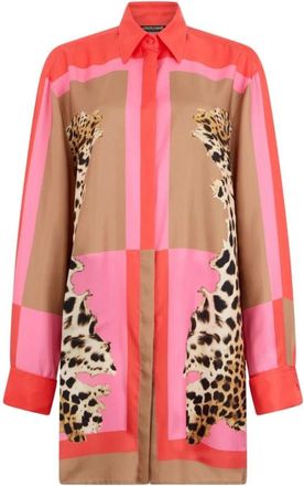 Roberto Cavalli Femme, Blouses et Chemises, Multicolore, Taille: 36 FR Chemises