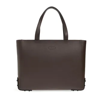 Tod's Homme, Sacs, Brun, Taille: ONE Size Leather Bag