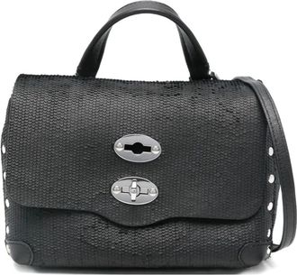 Zanellato Femme, Sacs, Noir, Taille: ONE Size Baby Postina Messenger Bag