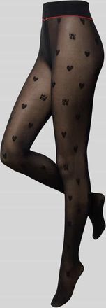 HUGO BOSS Strumpfhosen mit Label Intarsie Modell TH HEART