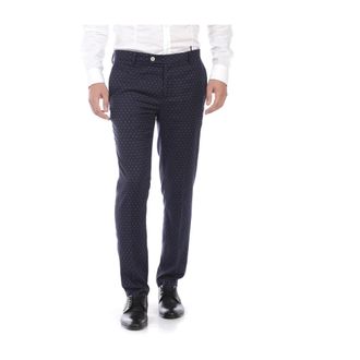 Daniele Alessandrini Pantalone Slim Fit Bottone - - Trousers - Herren - Blau - M