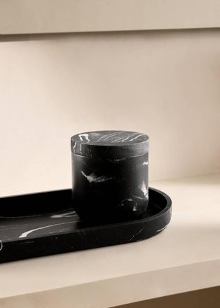 Mango Gobelet de salle de bain effet marbre noir - Home - Taille unique - MANGO HOME