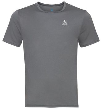 Odlo T-Shirt Wander-/Freizeit Crew Neck Cardada (100% Polyester) grau Herren