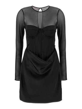 Rotate Robe Courte - Noir
