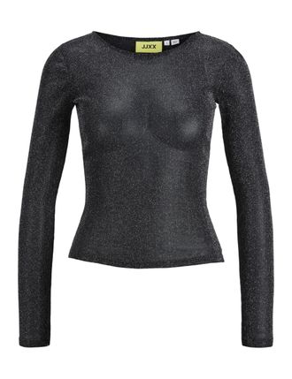 Jack & Jones Jxmelia Mesh Glitter Ls Top WVN