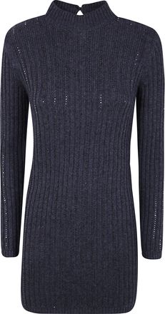 Twin-Set Mini Dress Long Sleeved Long Sleeved Mini Dress