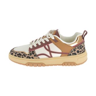 Les Tropeziennes dresco Damen Agata Freizeitschuhe, Sneaker, Leopard Multi, 39 EU