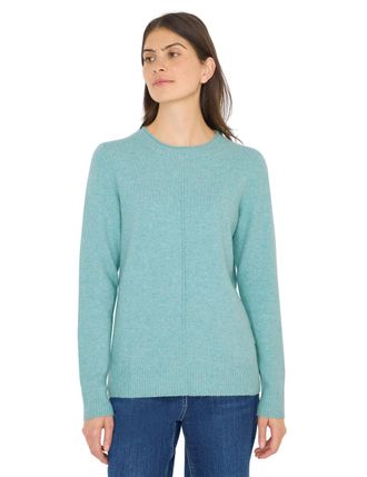 Cecil Damen 3015573 Kuscheliger Pullover, Conifere Green Melange, XXL