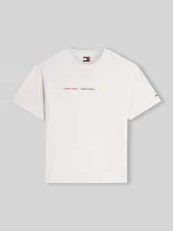 Tommy Jeans Relaxed Fit T-Shirt aus reiner Baumwolle