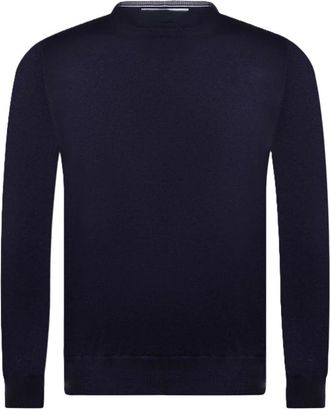 Paolo Fiorillo Homme, Pulls, Bleu, Taille: 3XL Pull ras du cou