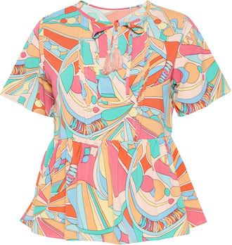 Usha Bluse Frauen mehrfarbig