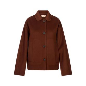 Marni Veste droite - Femme - Vestes - Brun - Taille: 36 FR