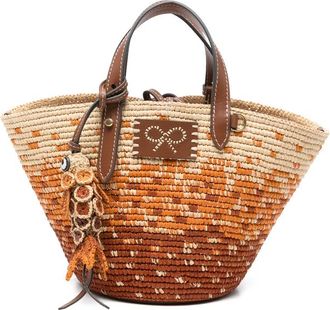 Anya Hindmarch Small Woven Fish-charm Tote Bag