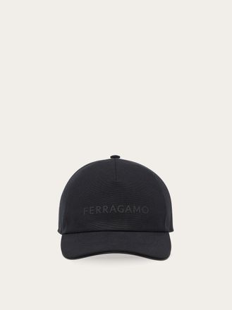 Ferragamo Herren Cap mit Signatur Schwarz