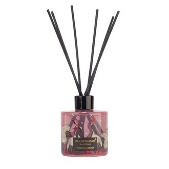 Vila Hermanos Tropical Garden Reed Diffuser 100 ml - Raumduft mit Bergamotte, Pflaume & Magnolie - Floraler Zitrusduft aus der Jungletopia Kollektion - Handgefertig