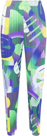 Pleats Please Issey Miyake Pantalons D&eacute;contract&eacute;s - Rose