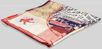 Tommy Hilfiger Tuch aus reiner Seide mit Allover-Print