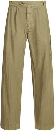 C.P. Company Pantalon froiss&eacute; en coton m&eacute;lang&eacute;