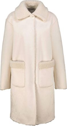 White Label Damen Wendemantel mit Webpelz in Lammfelloptik