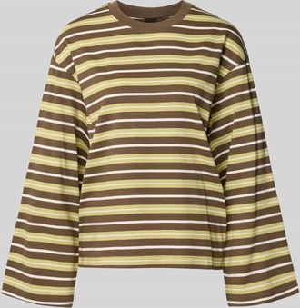 Gina Tricot Relaxed Fit Langarmshirt aus reiner Baumwolle