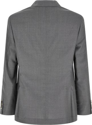 Brunello Cucinelli Mens Gray Virgin Wool Blazer Clothing