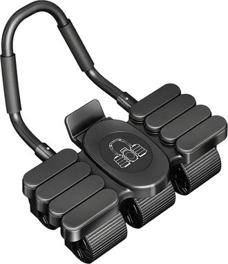 Generic Bauchtrainer Mit 6 n Und Automatischem Rückzug - Ab Roller Für Intensives Core-Training Mit Handyhalterung | Für Zuhause, Fitnessstudio, Krafttraining