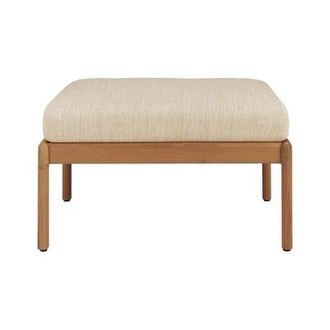 Ethnicraft Pouf dextérieur Jack - Beige - Tissu polypropylène - Designer Jacques Deneef