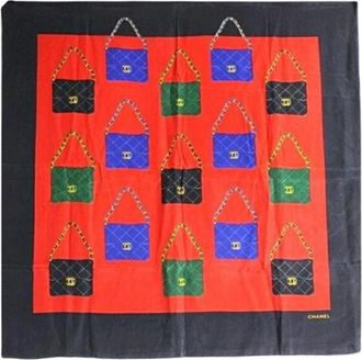 Chanel Pre-owned Vintage Scarf - Femme - Pre-owned - Multicolore - Taille: ONE Size