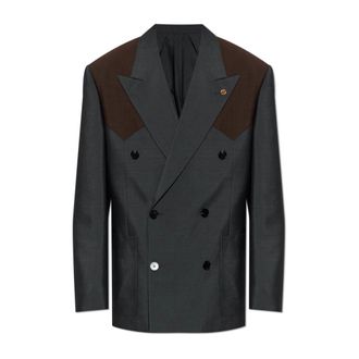 Versace Homme, Vestes, Gris, Taille: M Blazers