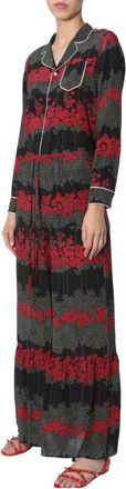 Red Valentino Femme, V&ecirc;tements de nuit et de d&eacute;tente, Multicolore, Taille: 36 FR Ensemble de pyjama &agrave; imprim&eacute; botanique