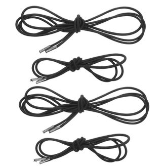 SOLUSTRE 4 Stück Teiliges Elastische Ersatz-bindeseile für Liegestuhl Wetterfeste Reißfeste Spannseile für Klappstühle Geeignet für Garten Strand Camping und P