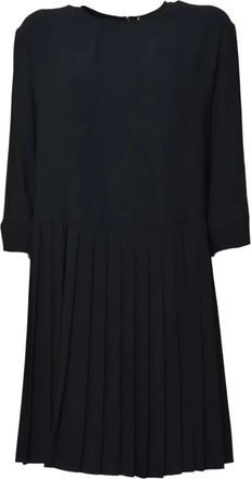 Aspesi Kleid mit Falten - Schwarz