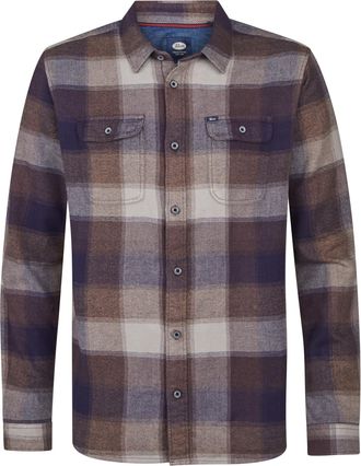 Petrol Industries Karierte Hemd Casper Braun L