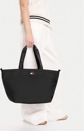 Tommy Jeans Tasche Ess Daily Tote AW0AW17891 Schwarz