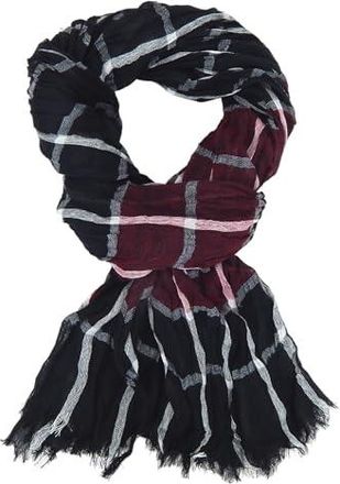 Ella Jonte Écharpes foulard dhomme élégant et tendance de la dernière collection by Casual-style rouge burgund noir