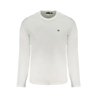 Napapijri Long Sleeve T-Shirt - - Tops - Herren - Wei&szlig; - M